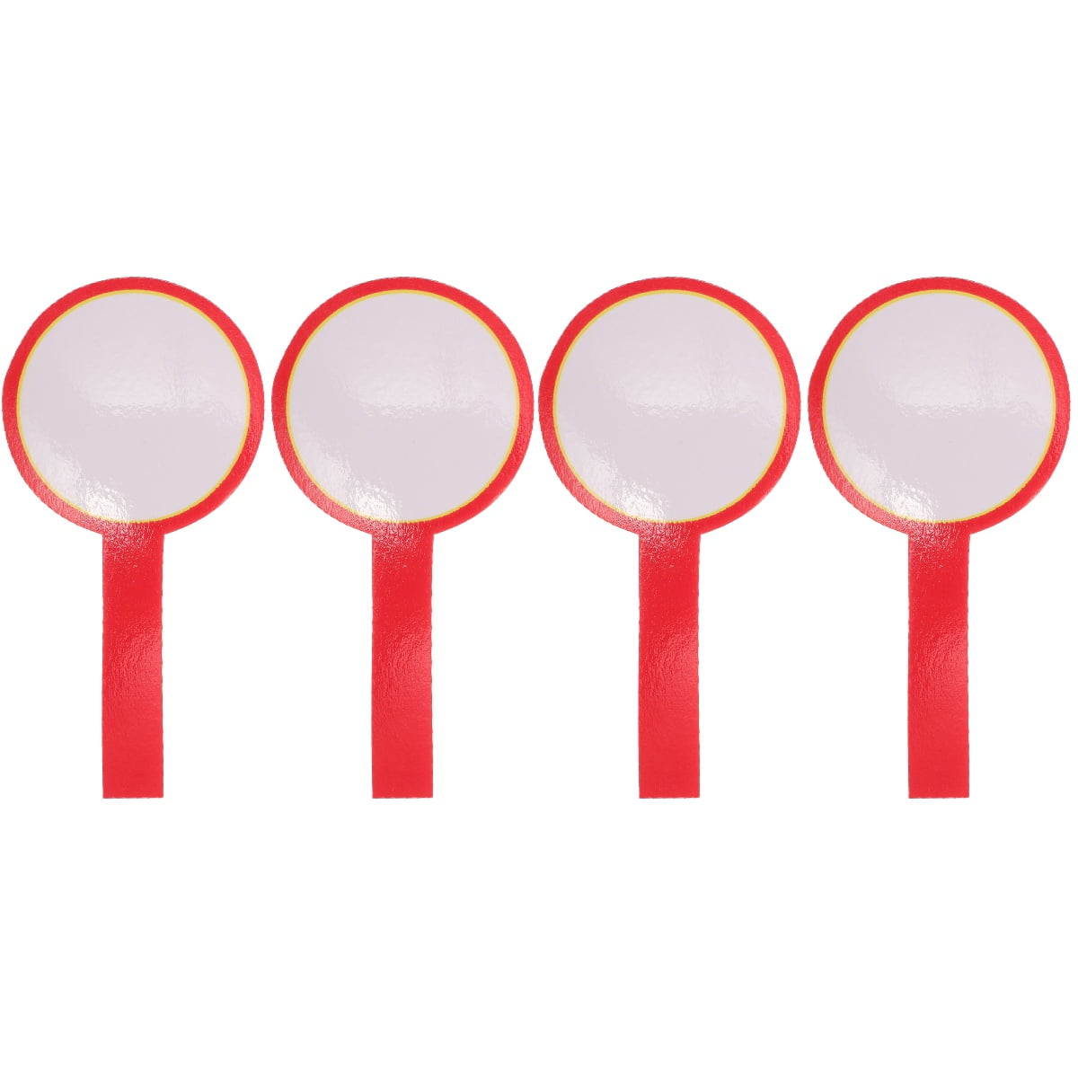 4 Pcs Whiteboard Whiteboards White+board Handheld Practical Small Dry ...
