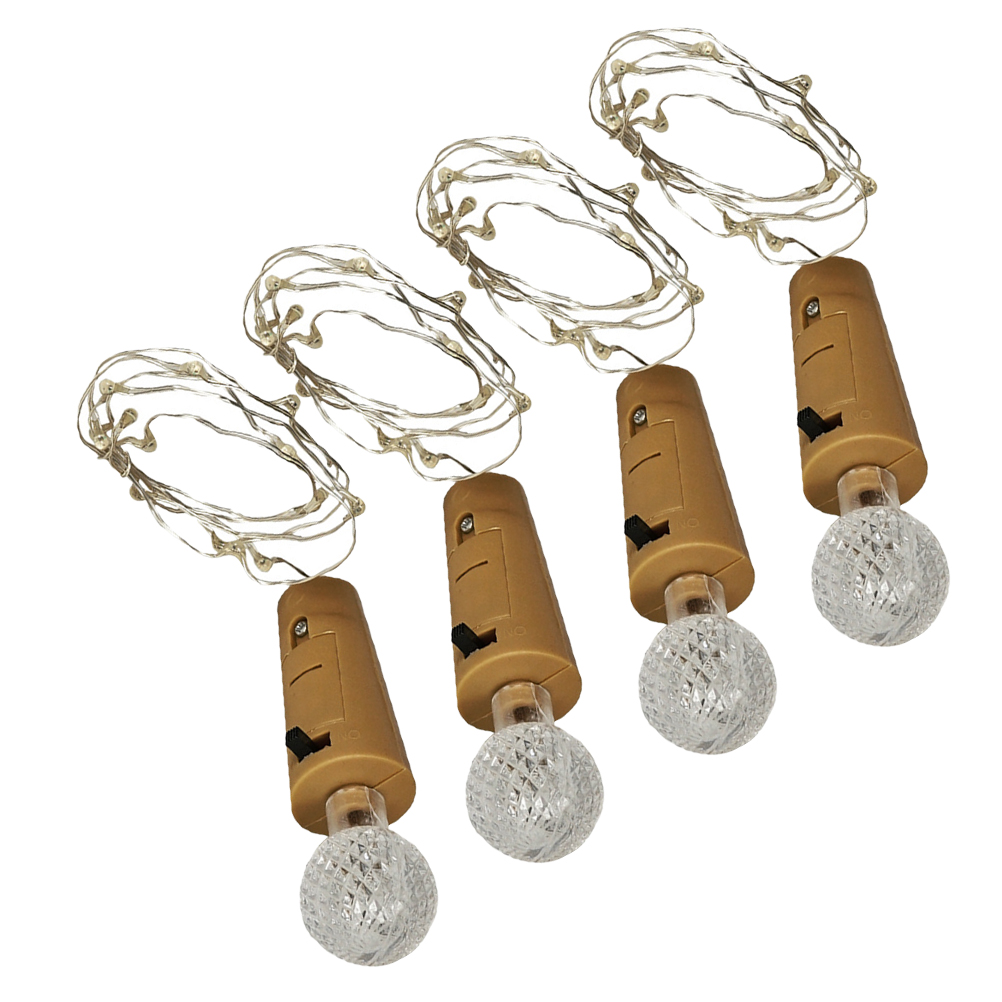 4 Pcs Wine Bottle Cork String Lights Deck Decoration - Walmart.com