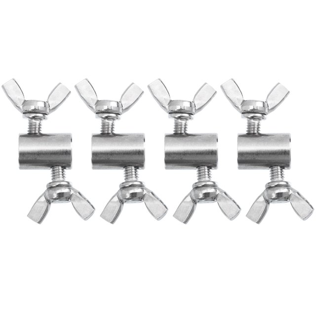 4 Pcs Wire Rope Butterfly Buckle Marine Application Clamp Lifting Cable ...