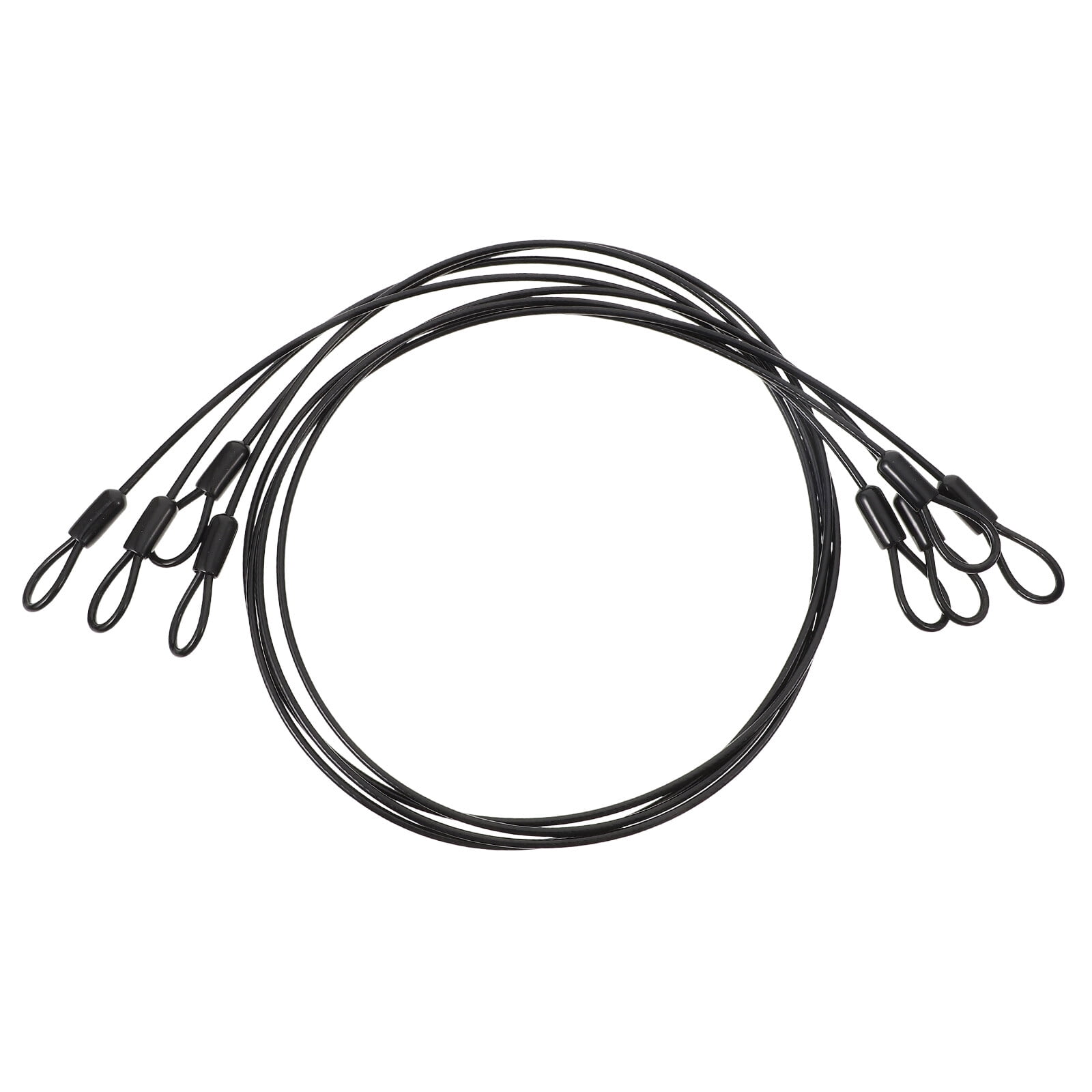 4 Pcs Wire Rope Lanyard Heavy Weight Tie Out Cable Stainless Steel ...