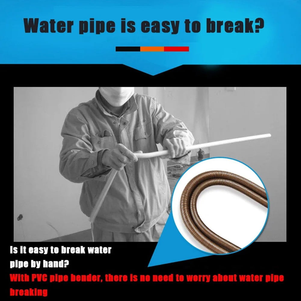 4 Pcs Wire Tube Spring Bender Pvc/Ppr, Step Drill Bit,6Pcs Manual Pipe ...