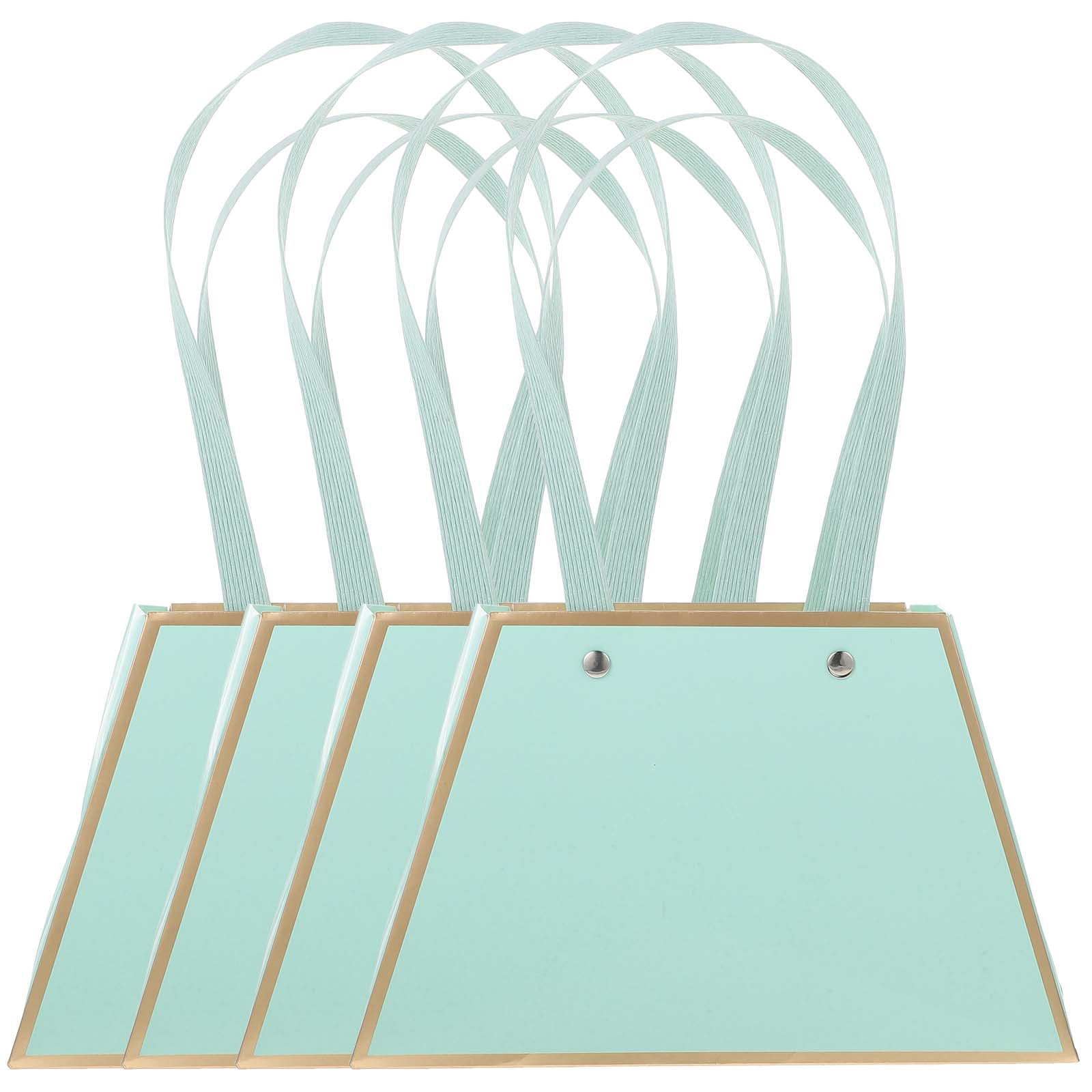 4 Pcs Womens Handbags Gift Boxes Craft Paper Flower Rose Bouquet ...