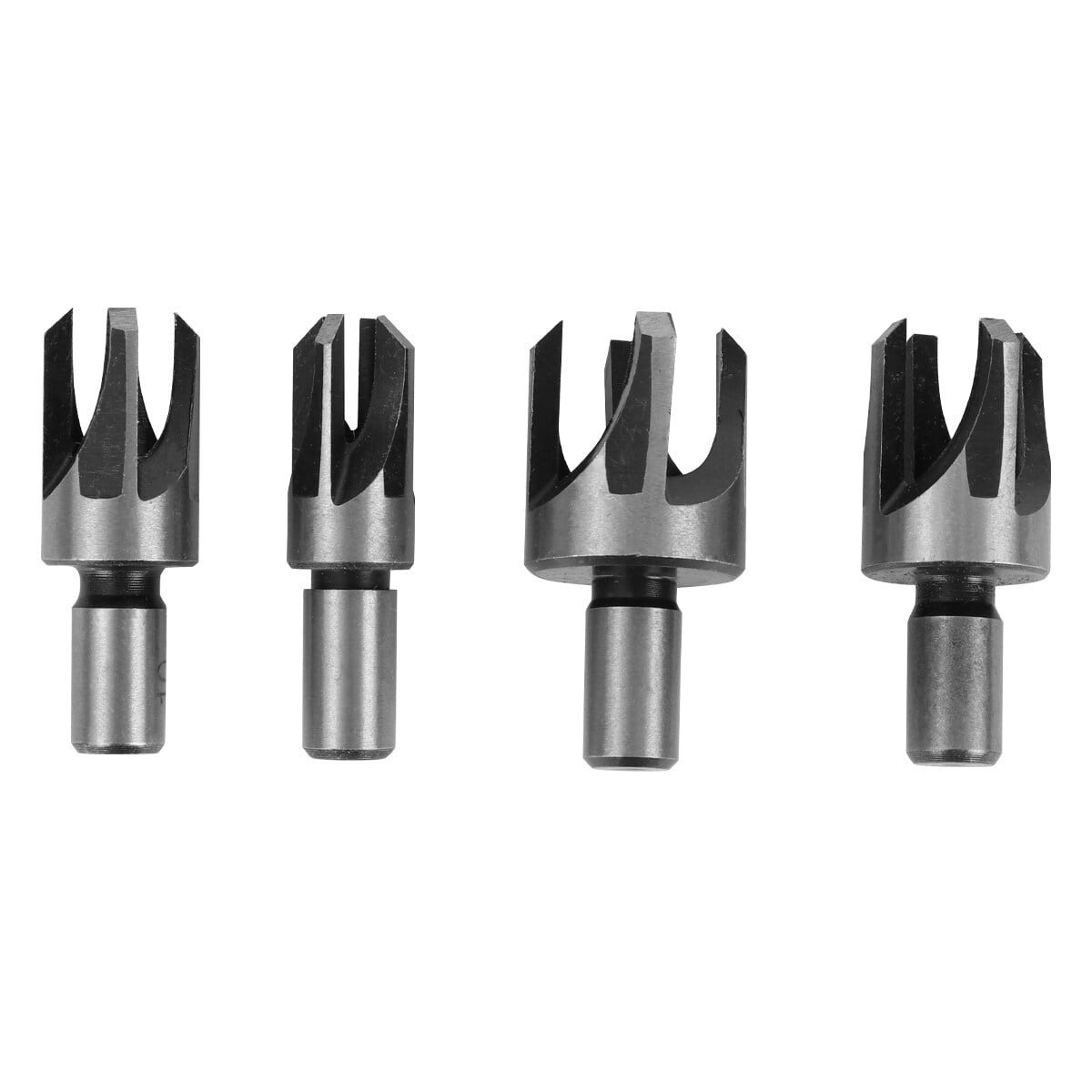 4 Pcs Wood Plug Cutters Straight Tapered Deep plug cutters sets Claw ...
