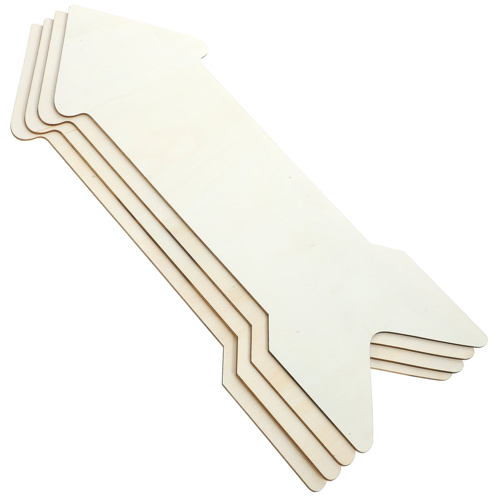 4 Pcs Wood Slices Arrow Cut Out Railing Planter Artificial Hanging ...