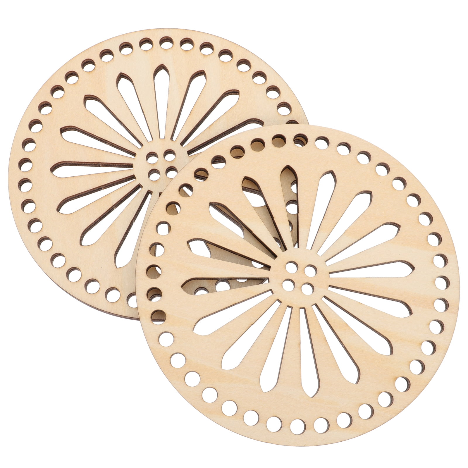 4 Pcs Wooden Bag Bottoms Handbag Purse Base Shaper DIY Bag Wooden Bases ...