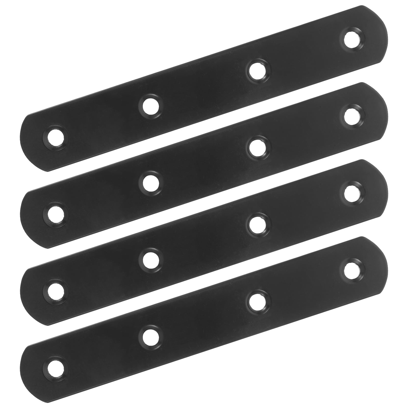 CRAFTHROU heavy duty straight bracket Mending Plate Brackets Black ...