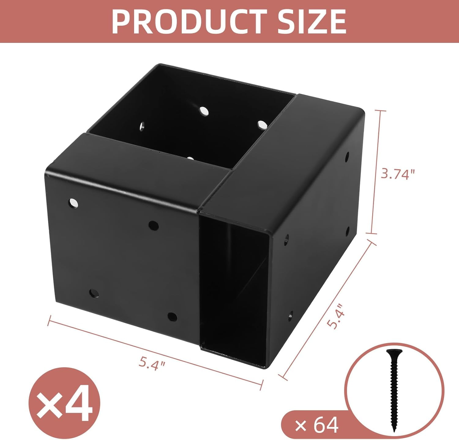 4 Pcs Workbench , Heavy Duty 3-Way Right Angle Corner for 4x4 2x4 Wood ...