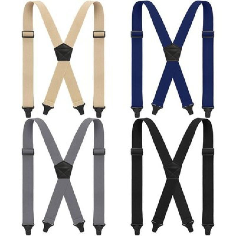 4 Pcs X Back Hidden Suspenders Heavy Duty Hiking Suspenders Adjustable ...