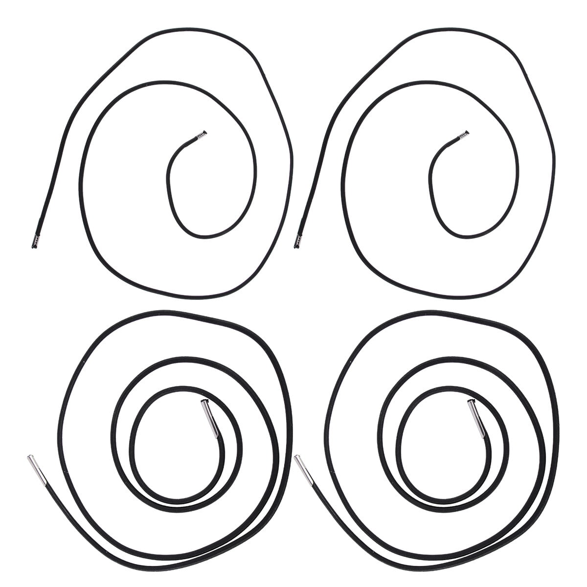 4 Pcs Yardwe Cord Ball Bungee Cords Stretchy Rope Size 1 Black ...