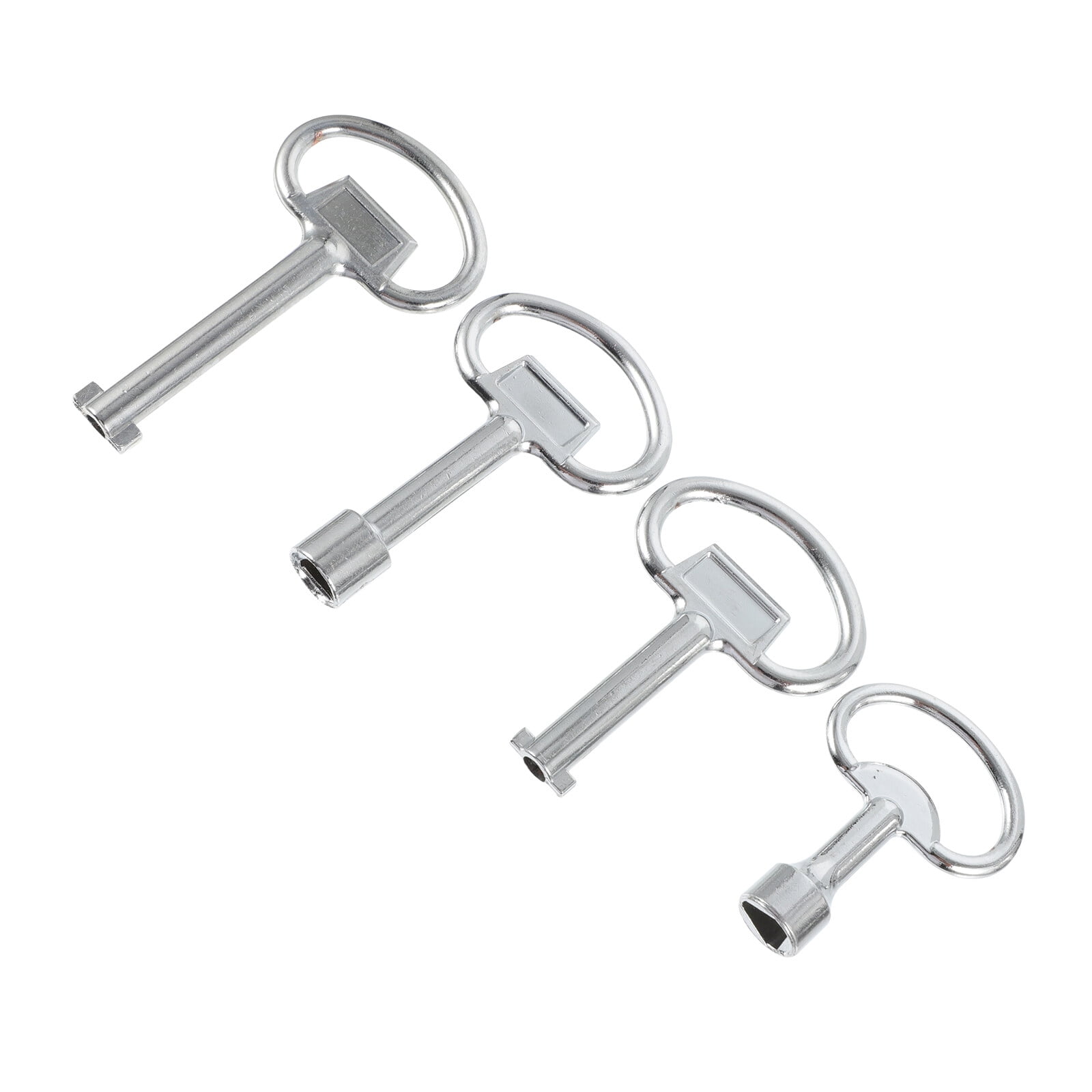 4 Pcs Zinc Alloy One Word Key Metal Triangle Cabinet Door Lock ...