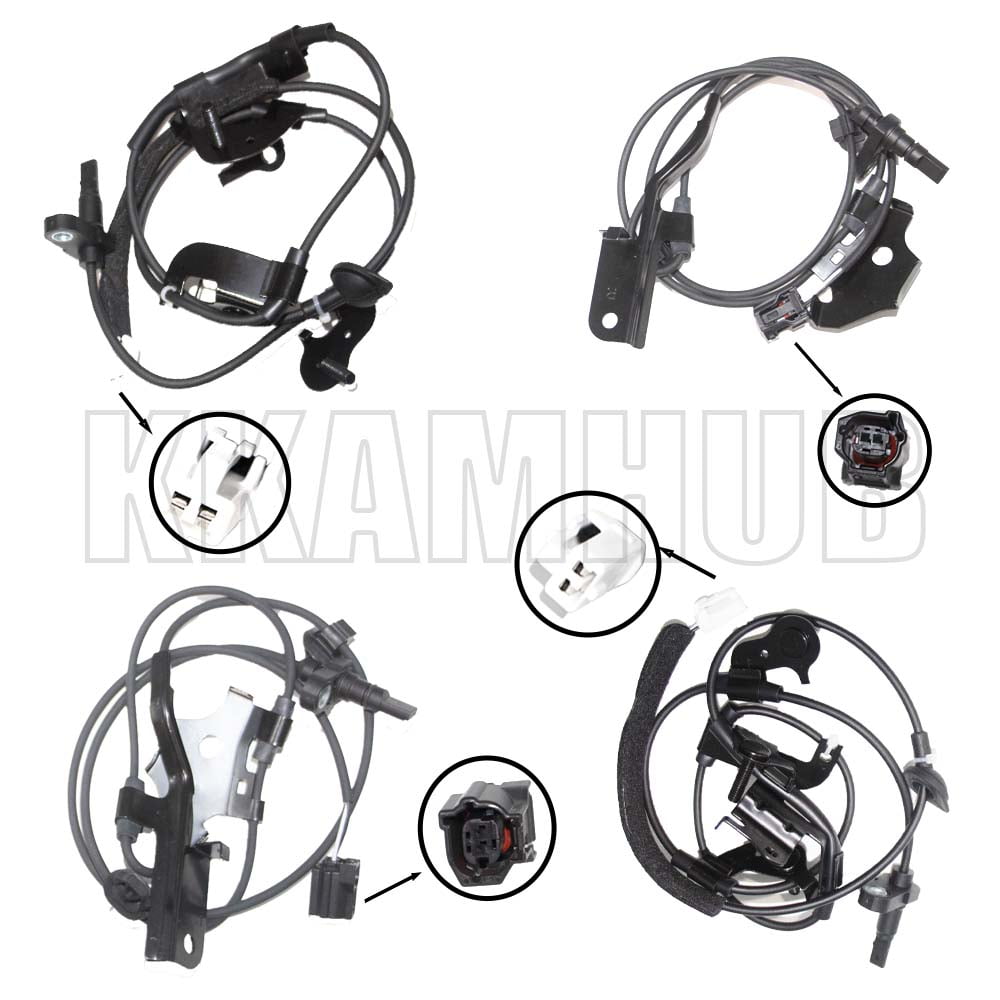 4 Pcs of ABS Speed Sensors For 2006-2013 Toyota RAV4 2.5L 3.5L SU10188 ...