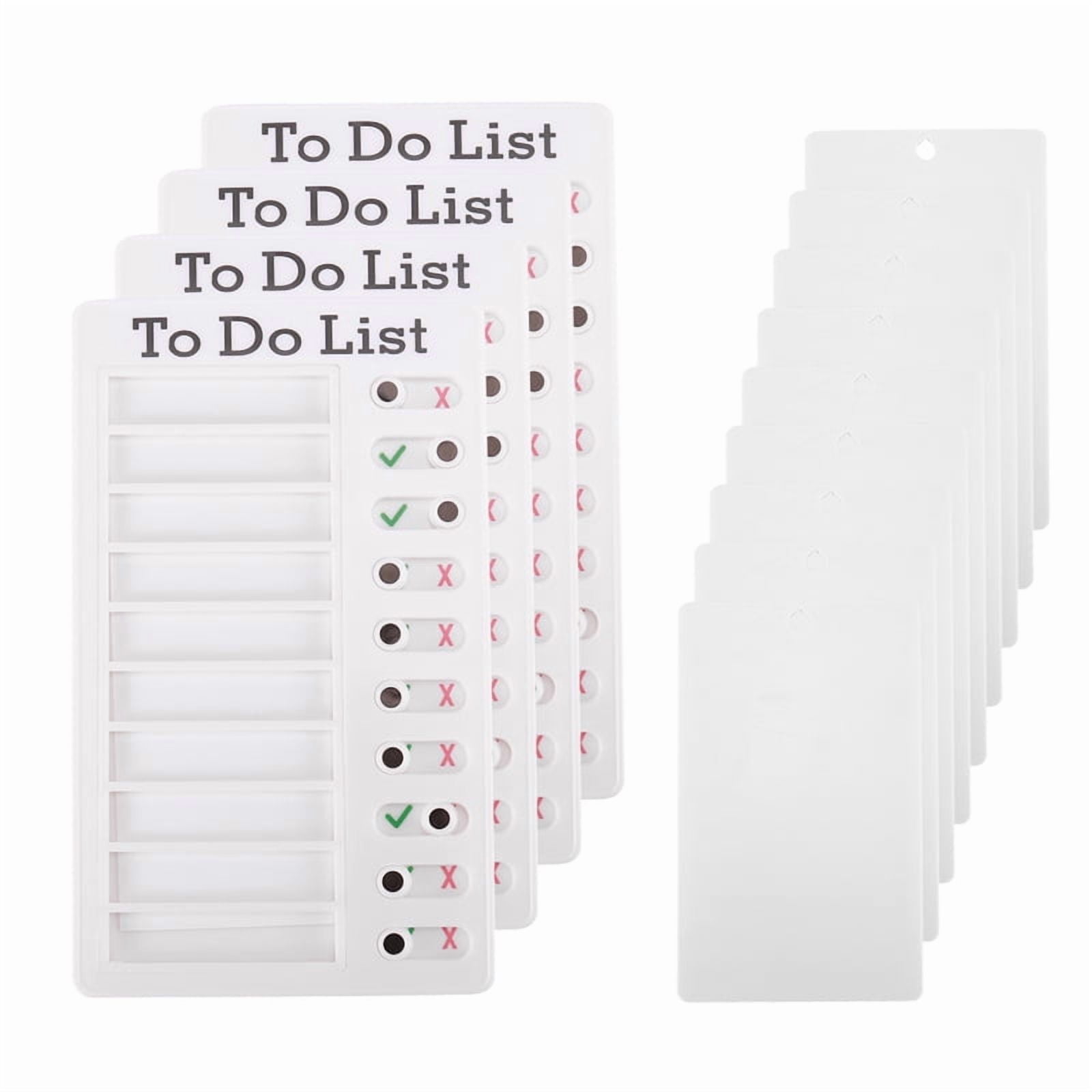 4 Pcs to Do List Memo Board with 8 Cards - Walmart.com