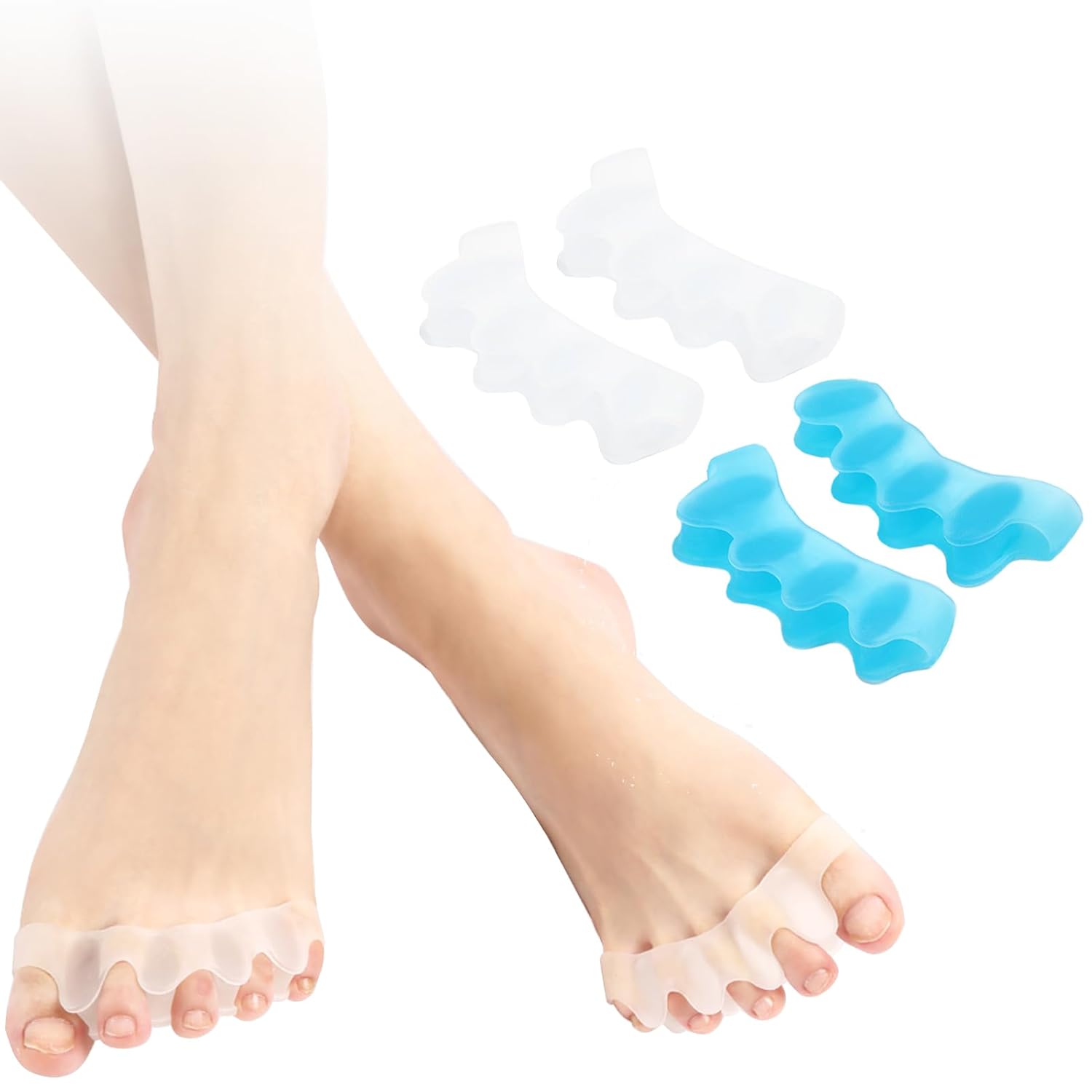 4 Pcs toe Spreaders & Separators to Correct bunions and Restore Toes to ...