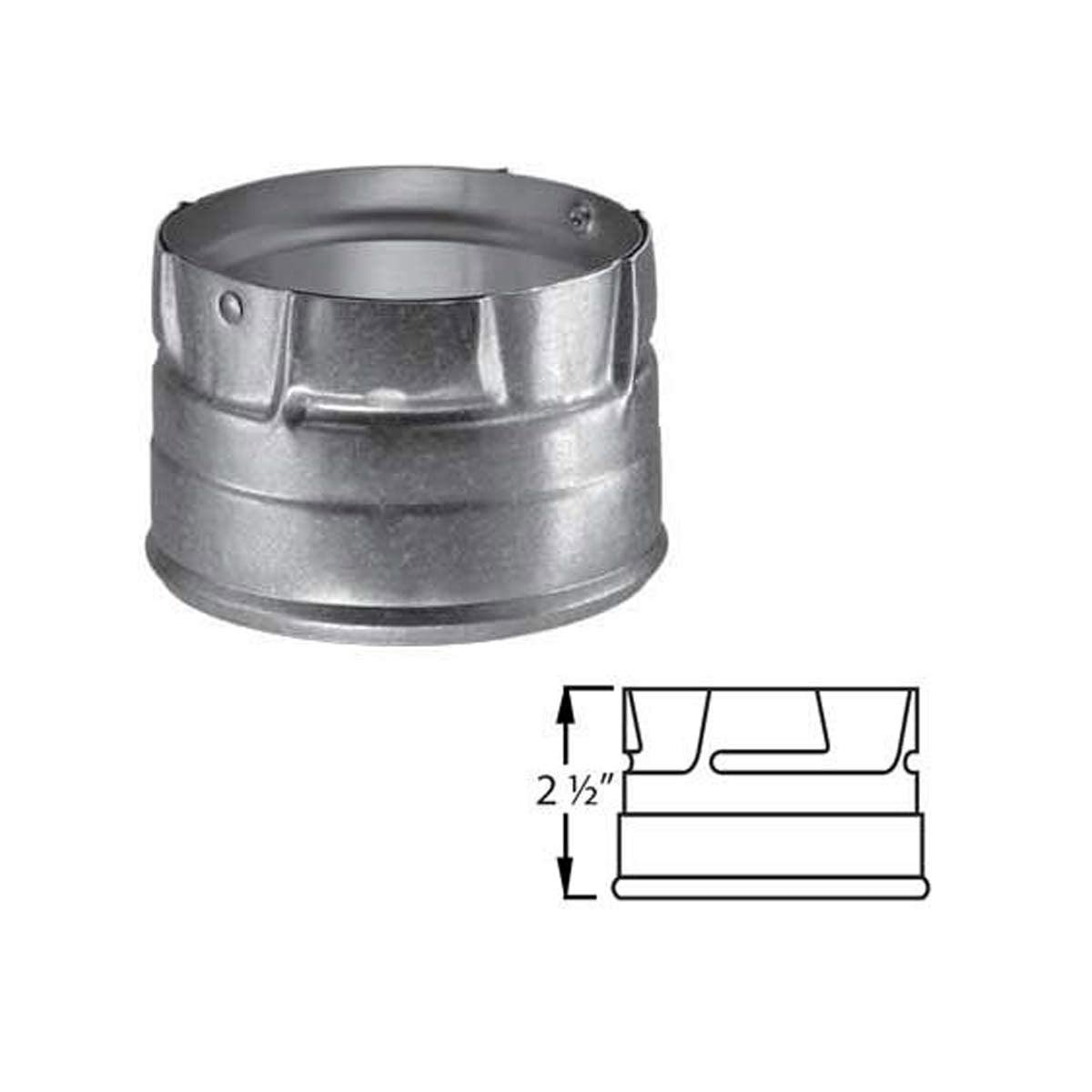 4" Pelletvent Pro Single Clean-out Cap, Stainless - Walmart.com