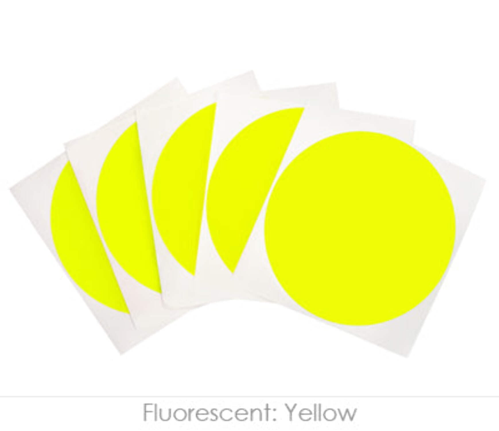4" Permanent Round, Color-Code Dots: 100/Pack - Walmart.com