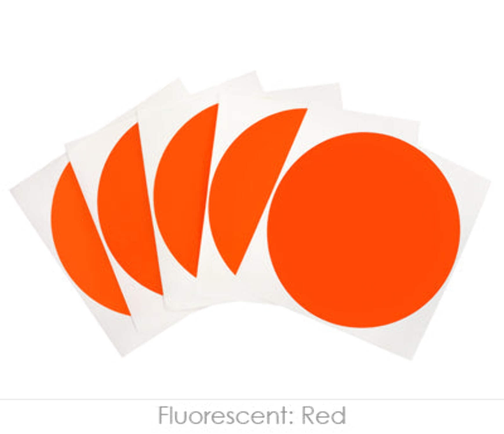 4" Permanent Round, Color-Code Dots: 100/Pack - Walmart.com