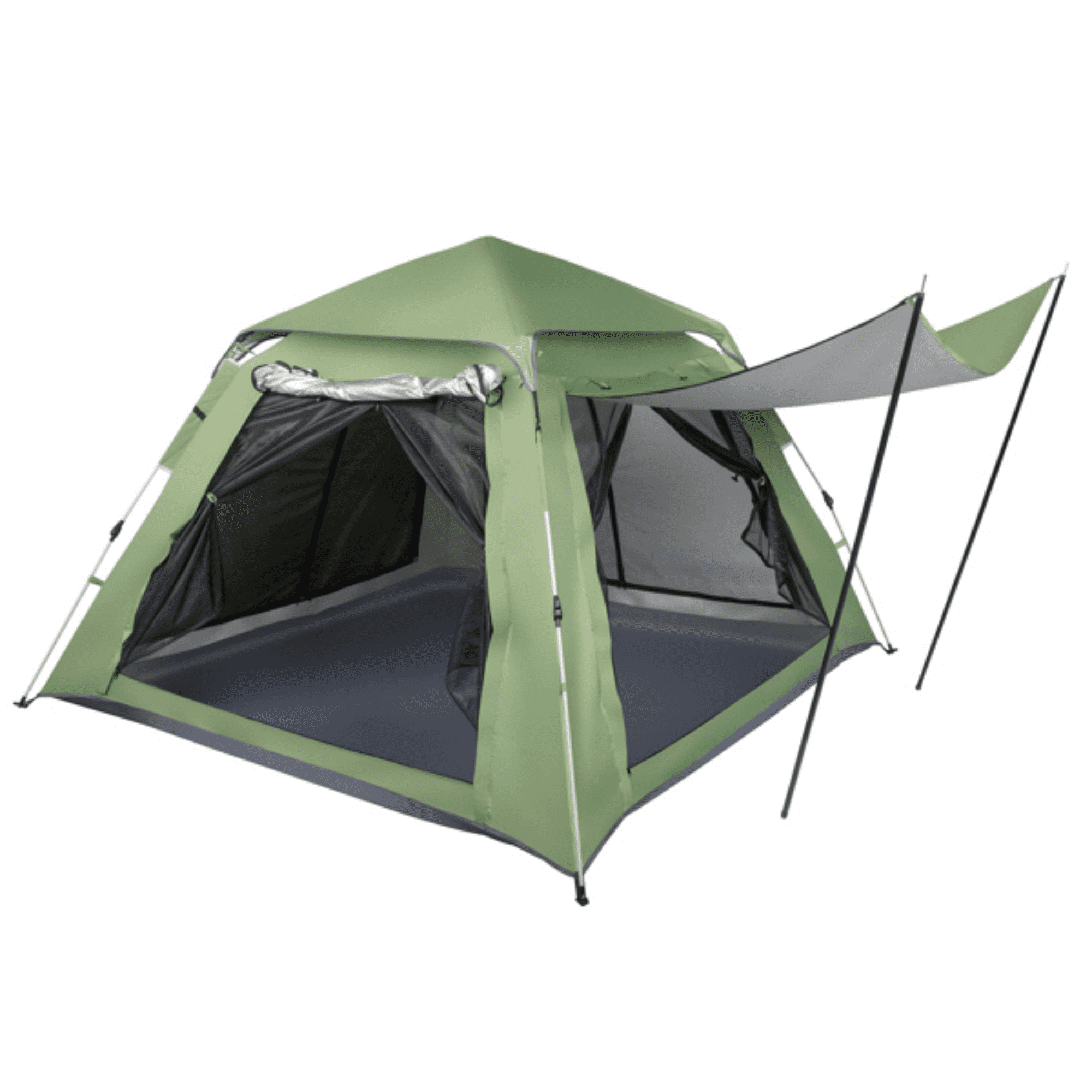 4 Person Pop Up Tents for Camping, Yardmaster Waterproof Instant Family ...