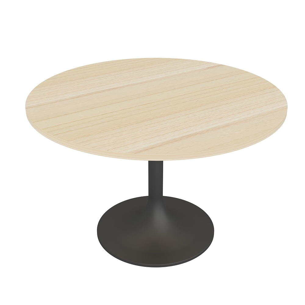 4 Person Round Office Table With Tulip Base 46" Round Pedestal Table ...