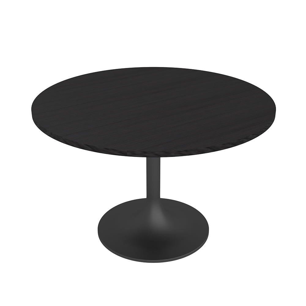 Small Pedestal Office Table 42" Round Meeting Table With Tulip Base ...