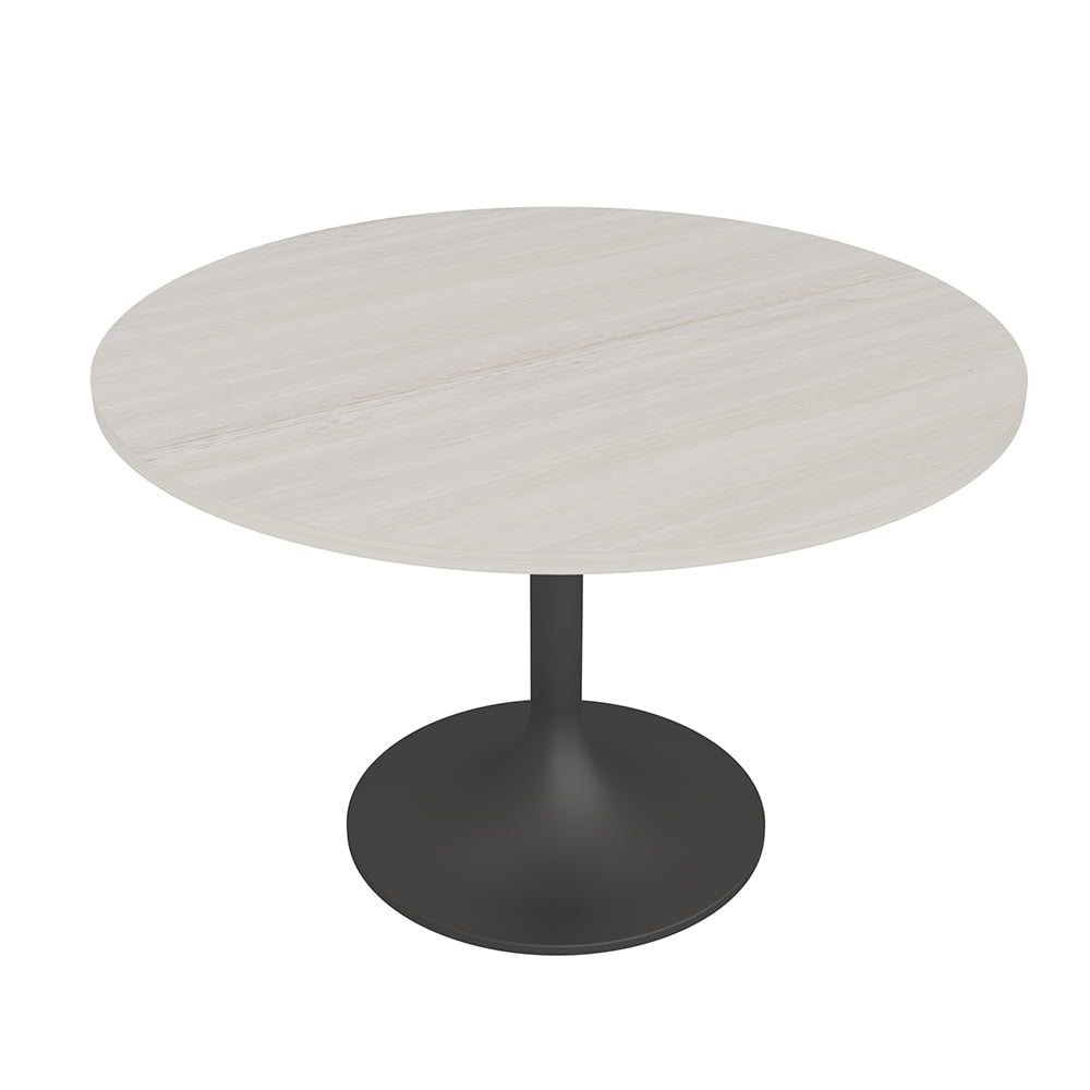 4 Person Round Office Table With Tulip Base 46 Round Pedestal Table