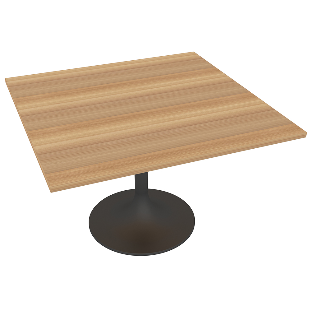 4 Person Square Meeting Table Tulip Base 46" Pedestal Office Table ...