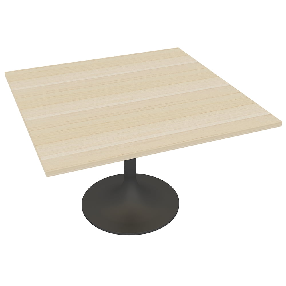 4 Person Square Meeting Table Tulip Base 46" Pedestal Office Table ...