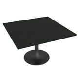 4 Person Square Meeting Table Tulip Base 46" Pedestal Office Table ...