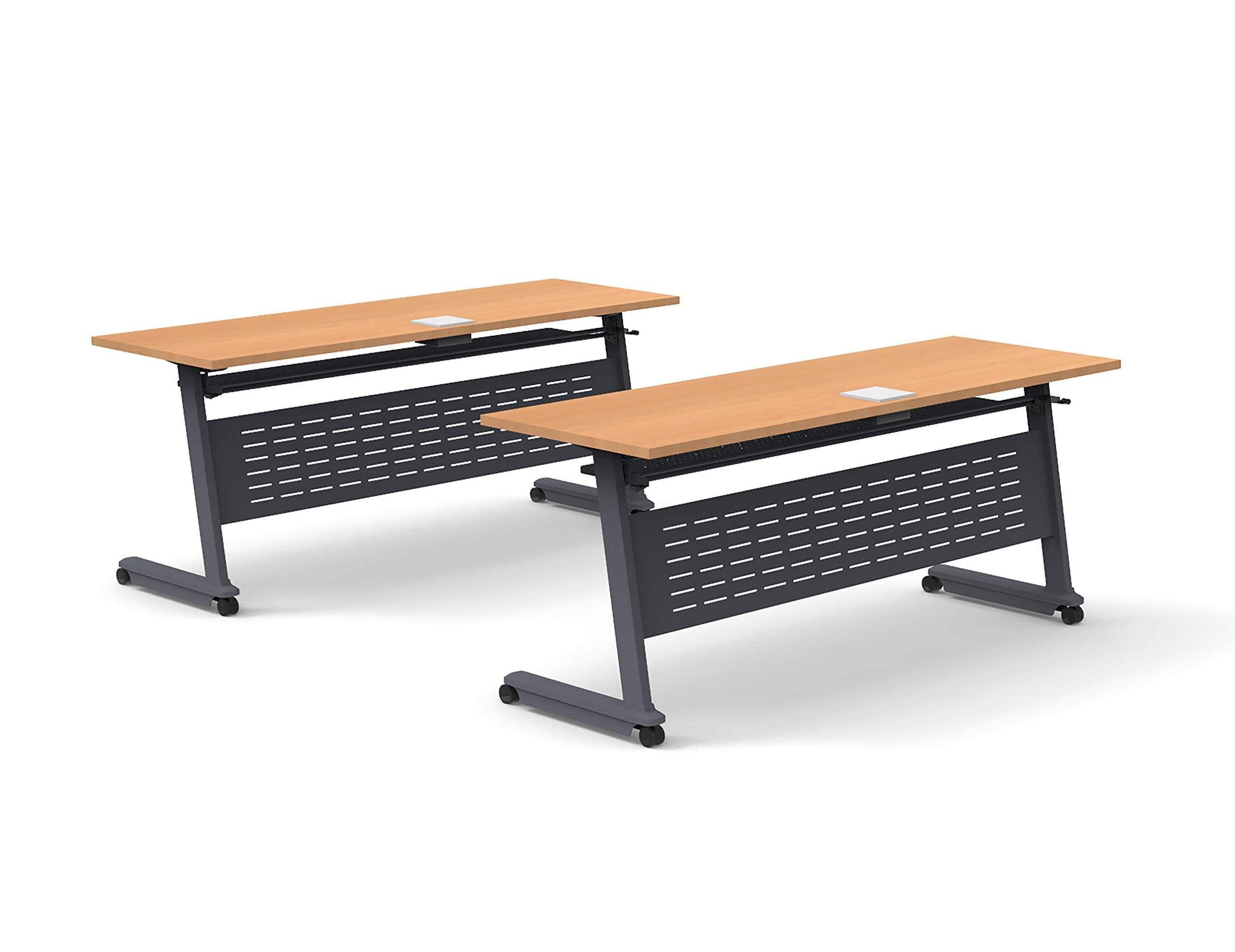 4 Person Tables Training Meeting Seminar Classroom Model 9048 2pc Beech ...