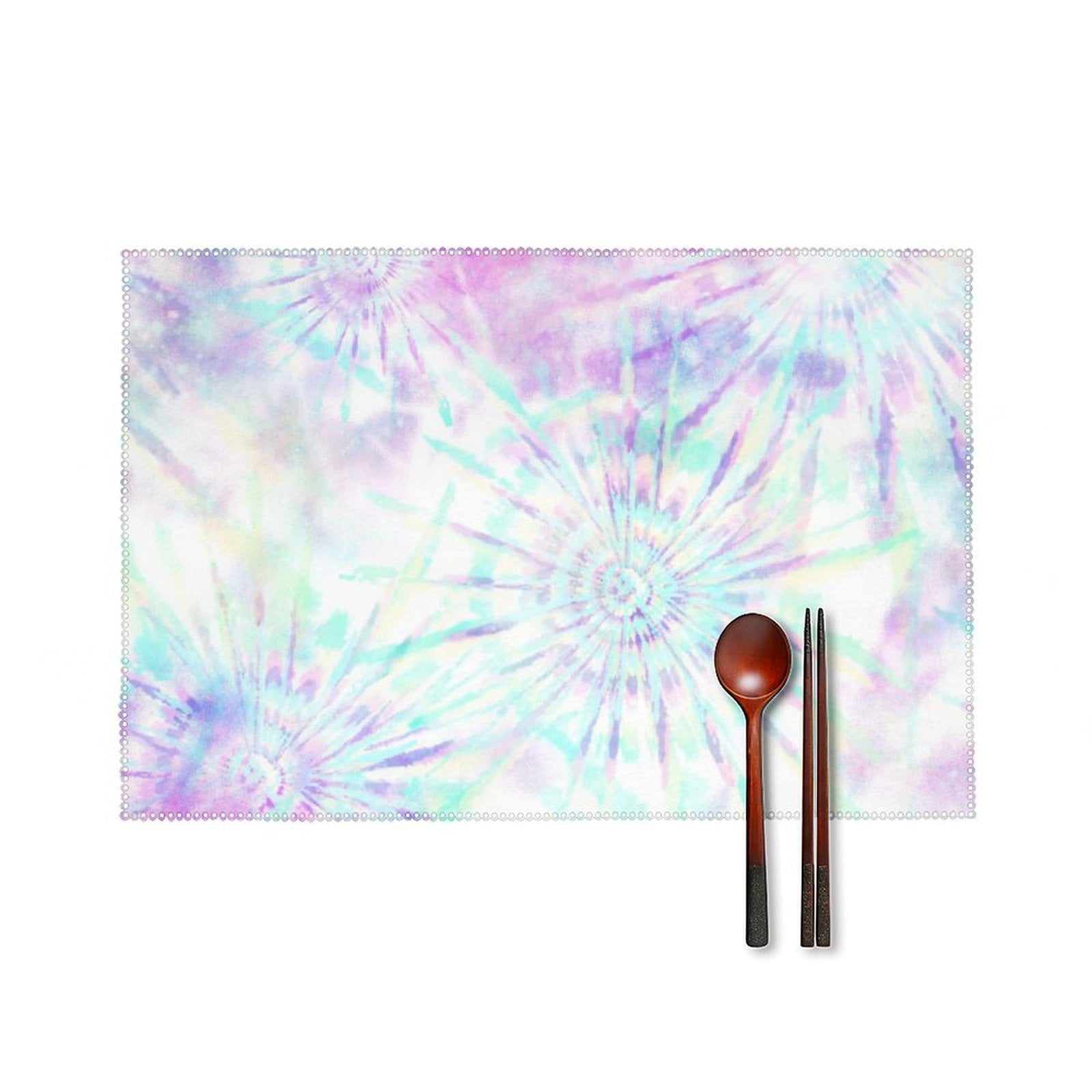 4 Pice Placemat 17.7×11.8in Stain-Free Insulation Wipe Clean Wear ...