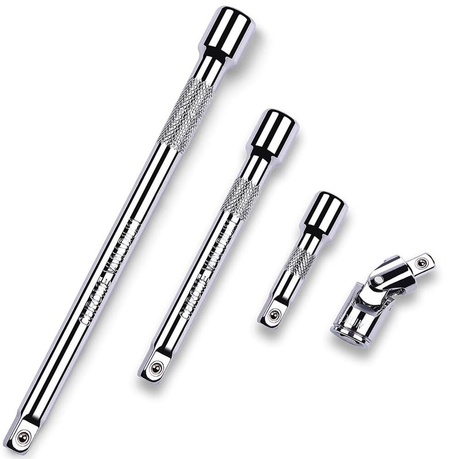 4 Piece 3/8 Inch Drive Extension Bar Set, Socket Set Includes 3, 6, and ...