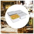 4-Piece 7L Stainless Steel Hotel Pan Set with Lids – Heavy-Duty 201 ...