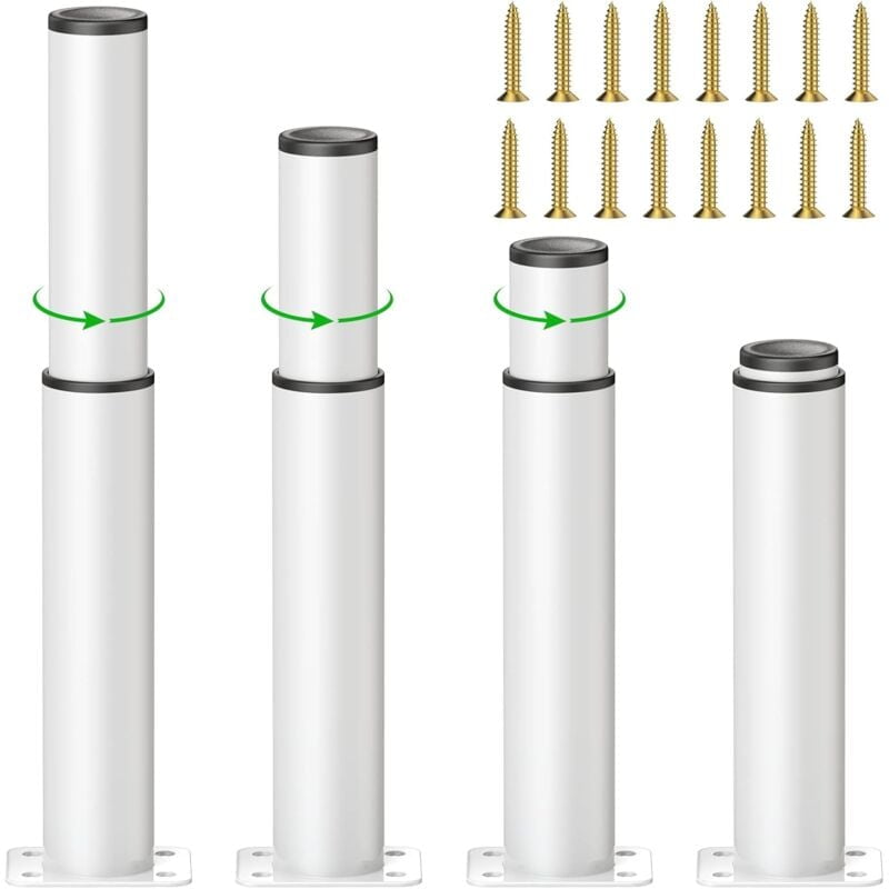 4-Piece Adjustable Furniture Legs, 18Cm Adjustable Kitchen Legs ...