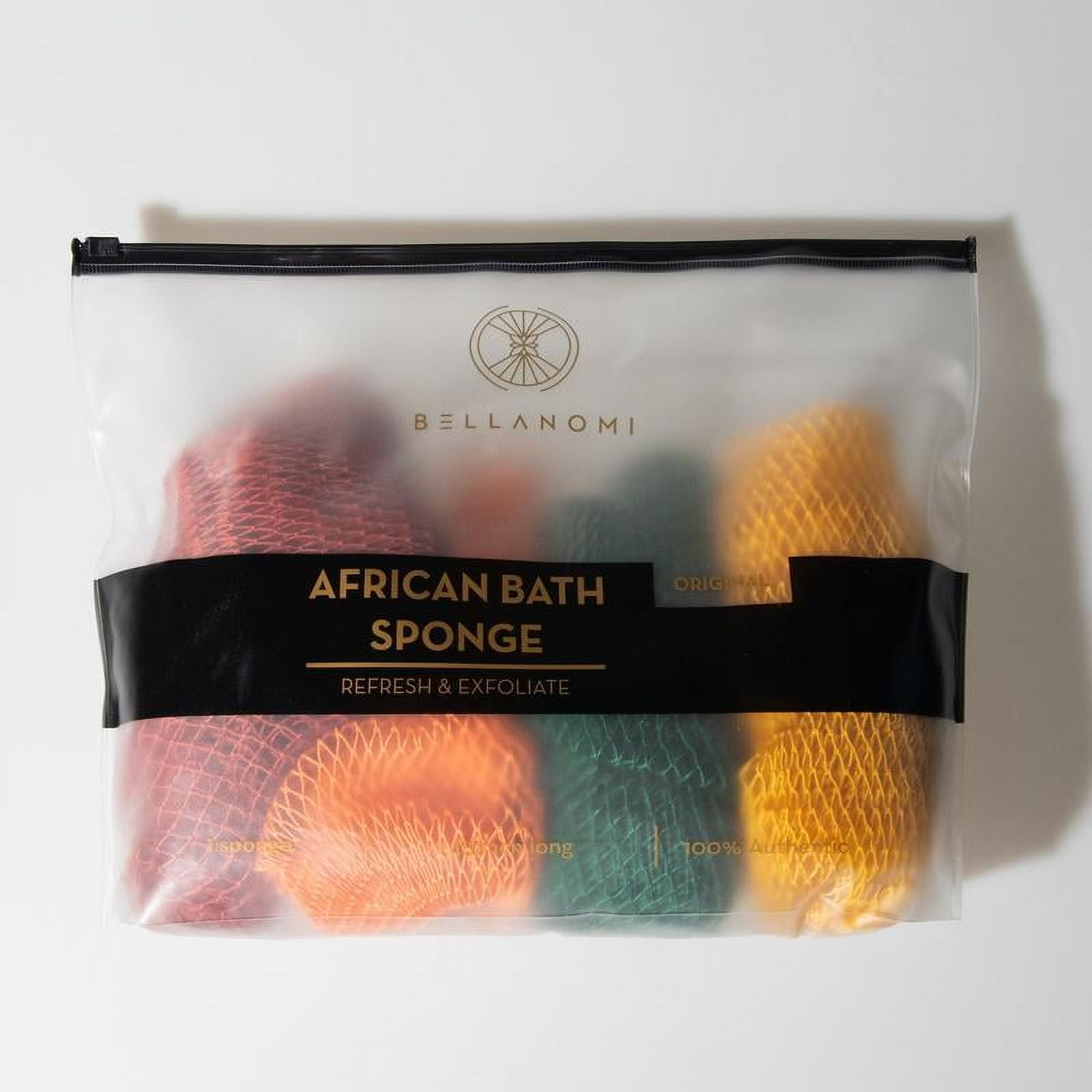 4 Piece African Exfoliating Net Sponge Bundle, Ethically Sourced from ...