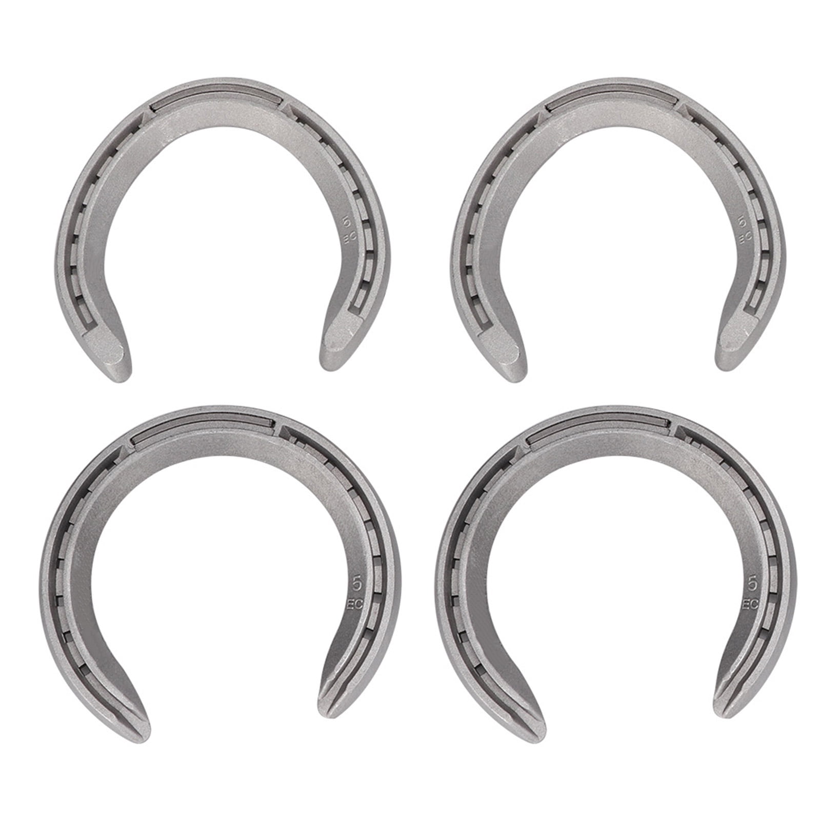 4 Piece Aluminum Horseshoe Set Horse Riding Tools Equipment Accessories ...