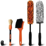 4 Piece Assorted Car Wheel and Tire Detailing Brush Kit for ...