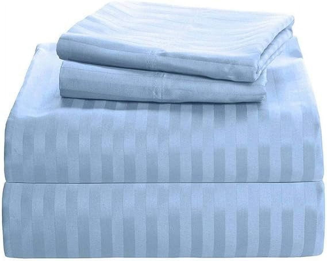 4 Piece Bed Sheet Set, 400 Thread Count, 100% Cotton Bed Sheet, 15 ...