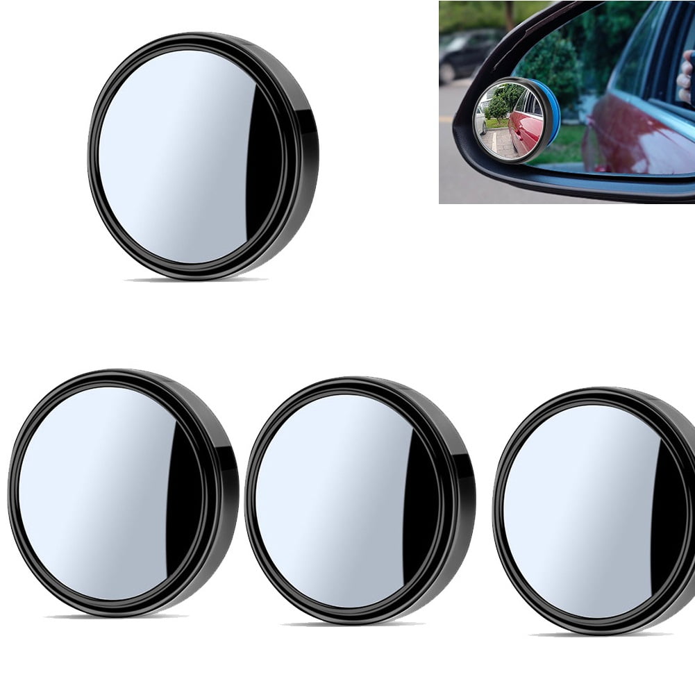 4-Piece Blind Spot Mirrors,360 Degrees Rotating Car Rear View Mirror ...