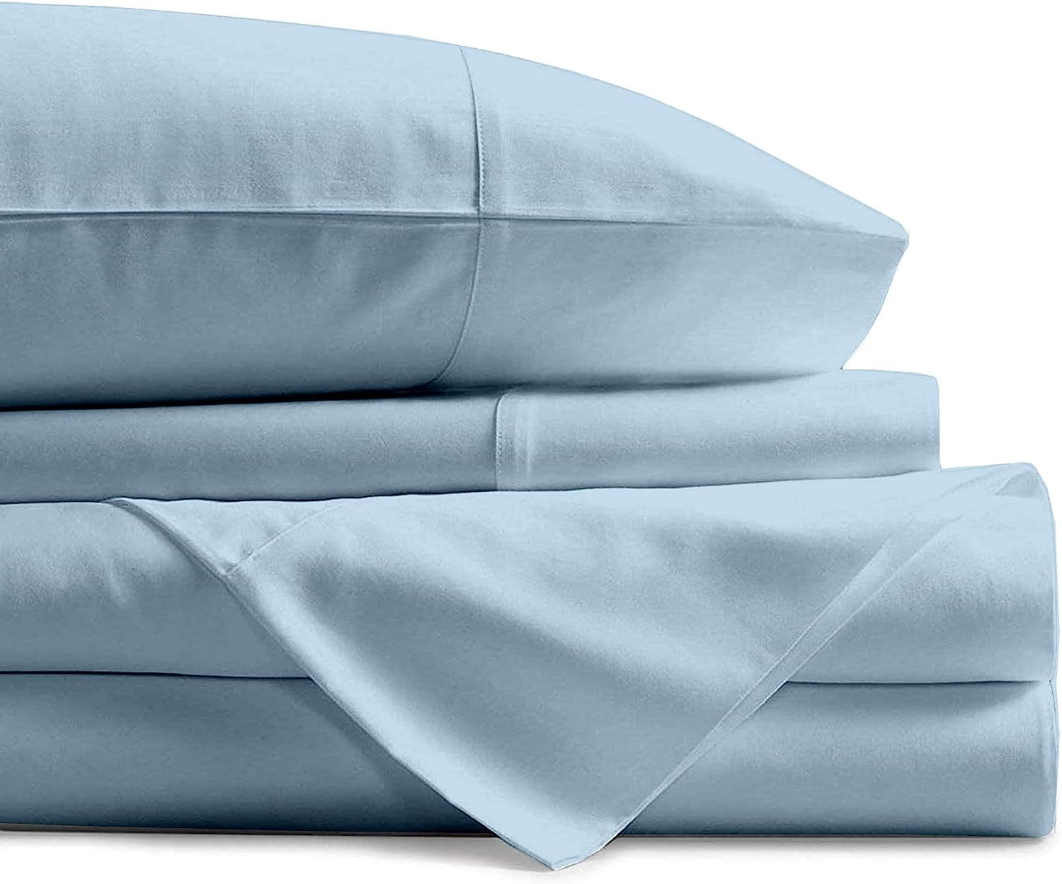4 Piece Boat Sheet Set, 100% Egyptian Cotton, 600 Thread Count, 6" Deep ...