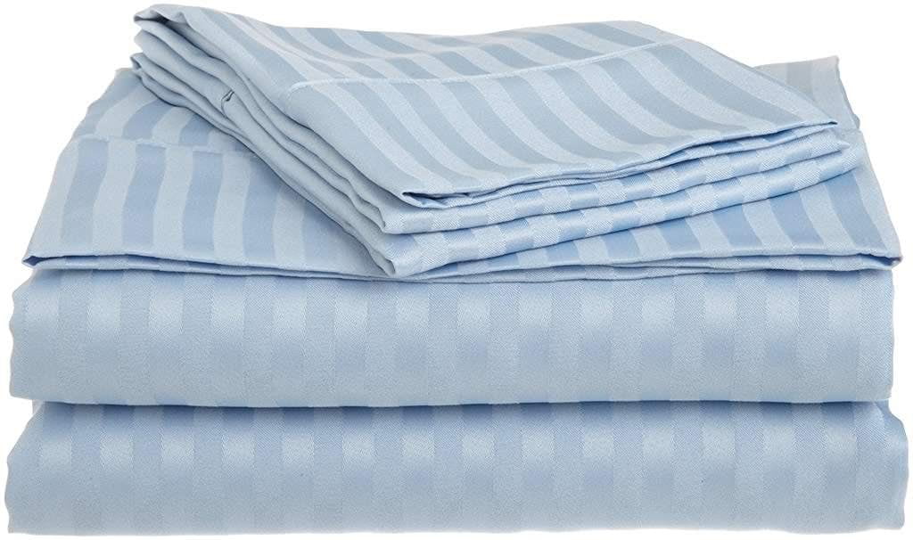 4 Piece Boat Sheet Set, 100% Egyptian Cotton, 600 Thread Count, 8" Deep ...