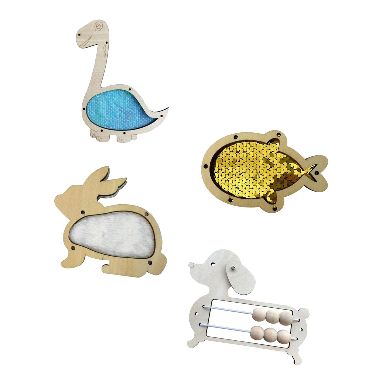 4 Piece Busy Board for Fine Motor, Puzzle Toy, - Walmart.com