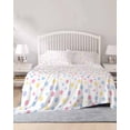 4 Piece Cal. King Sheet Set Colorful Polka Dot Sheets Set for Cal. King ...