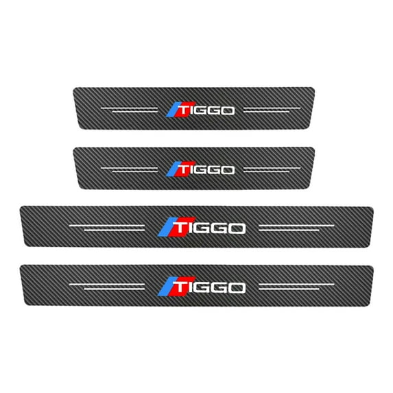 4-Piece Car Door Sill Guard Stickers - For Chery Tiggo 2/3/5/7/8/PRO ...
