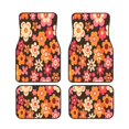 4 Piece Car Foot Mat Set Anti-Slip Washable Universal Car Floor Mats ...