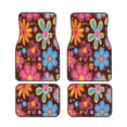 4 Piece Car Foot Mat Set Anti-Slip Washable Universal Car Floor Mats ...