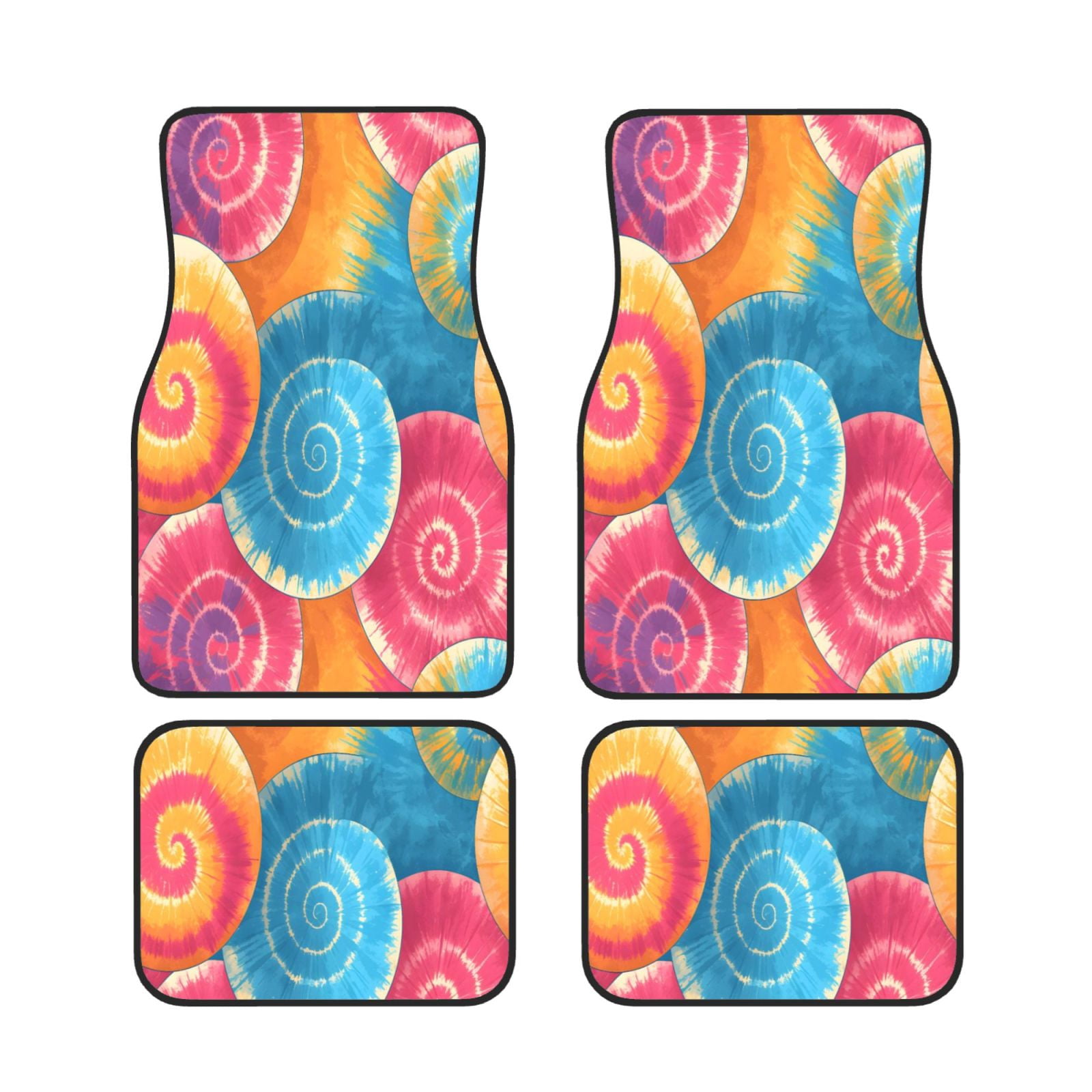4 Piece Car Foot Mat Set Anti-Slip Washable Universal Car Floor Mats ...