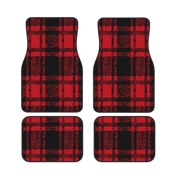4 Piece Car Foot Mat Set Anti-Slip Washable Universal Car Floor Mats ...