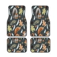 4 Piece Car Foot Mat Set Anti-Slip Washable Universal Car Floor Mats ...