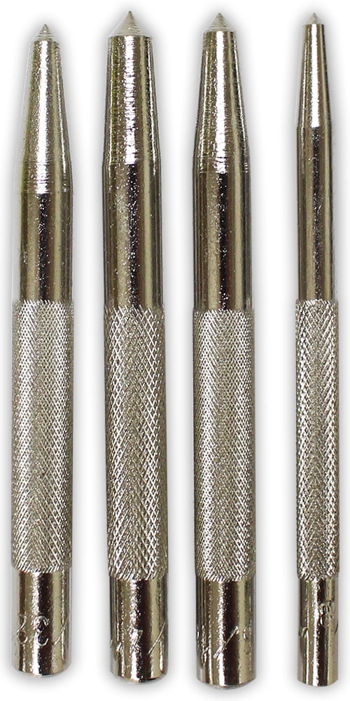 4 Piece Center Punch, 1/8"-1/4" - Walmart.com