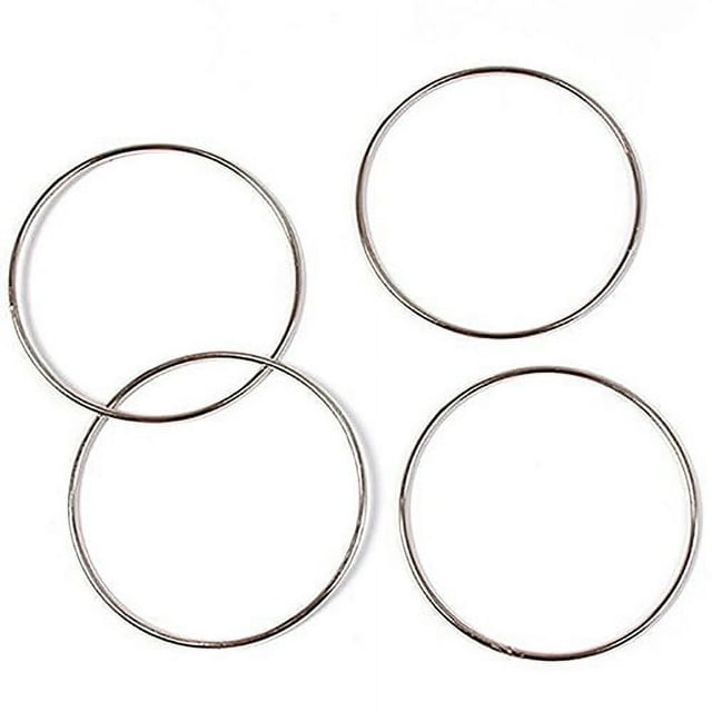 4-Piece Chinese Linking Rings Set - Classic Magic Prop for Kids' Party ...