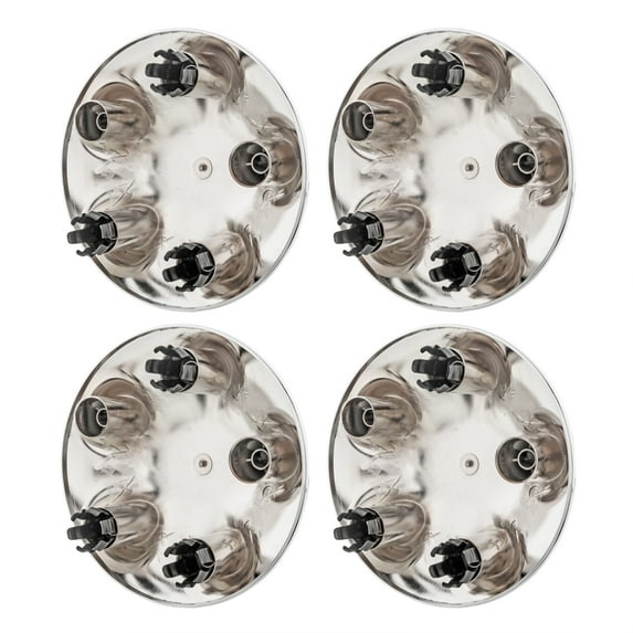 4-Piece Chrome Hubcaps Center Caps for 2000-2004 Ford F150 & 2000-2002 ...